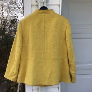 Talbots | Jackets & Coats | Nwt Talbots Beautifully Made Yellow Wool ...